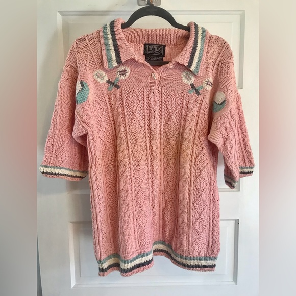 berek | Sweaters | Vintage Berek Handmade Tennis Sweater | Poshmark